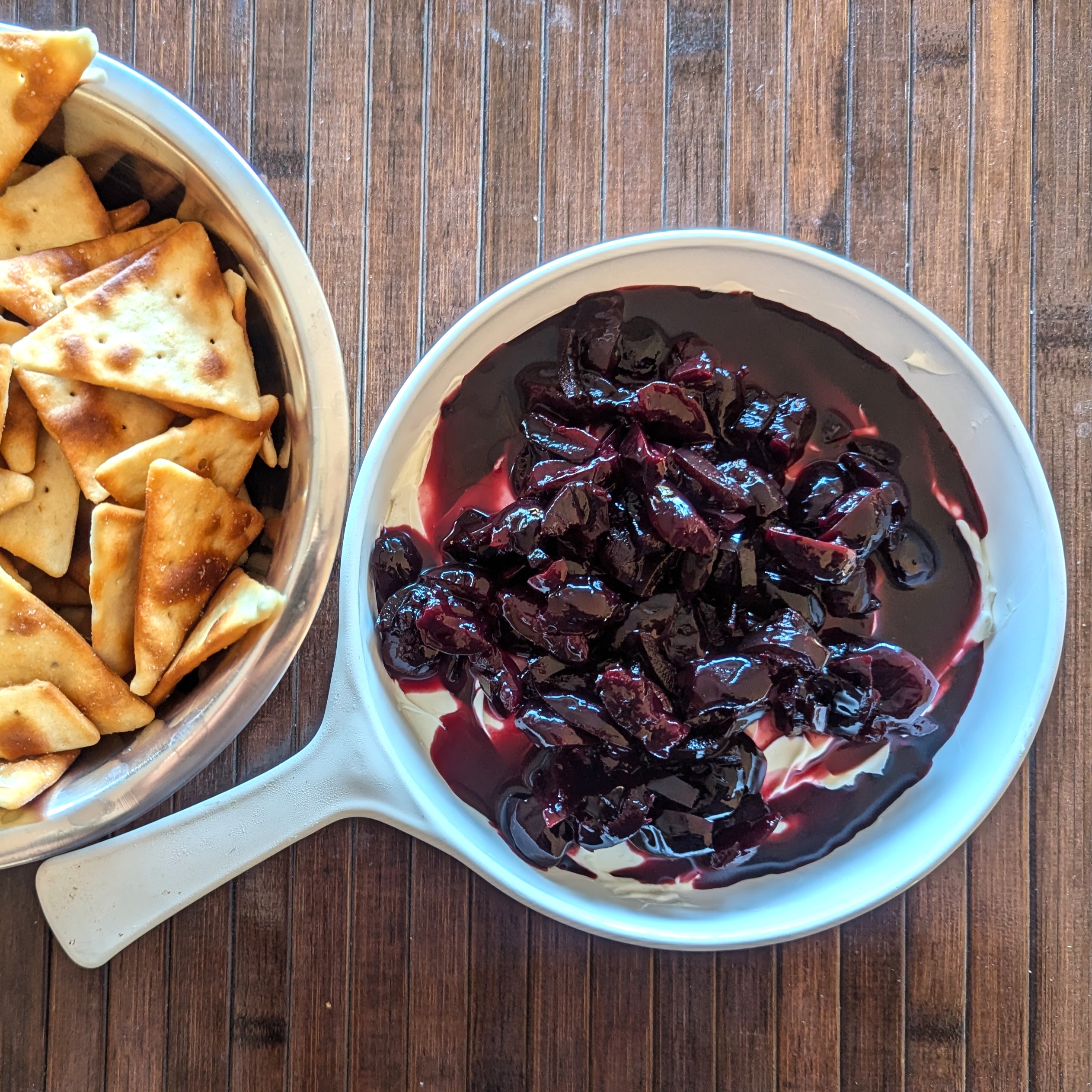 Roasted Cherries & Whipped Cream Cheese Dip - BC Cherry Association